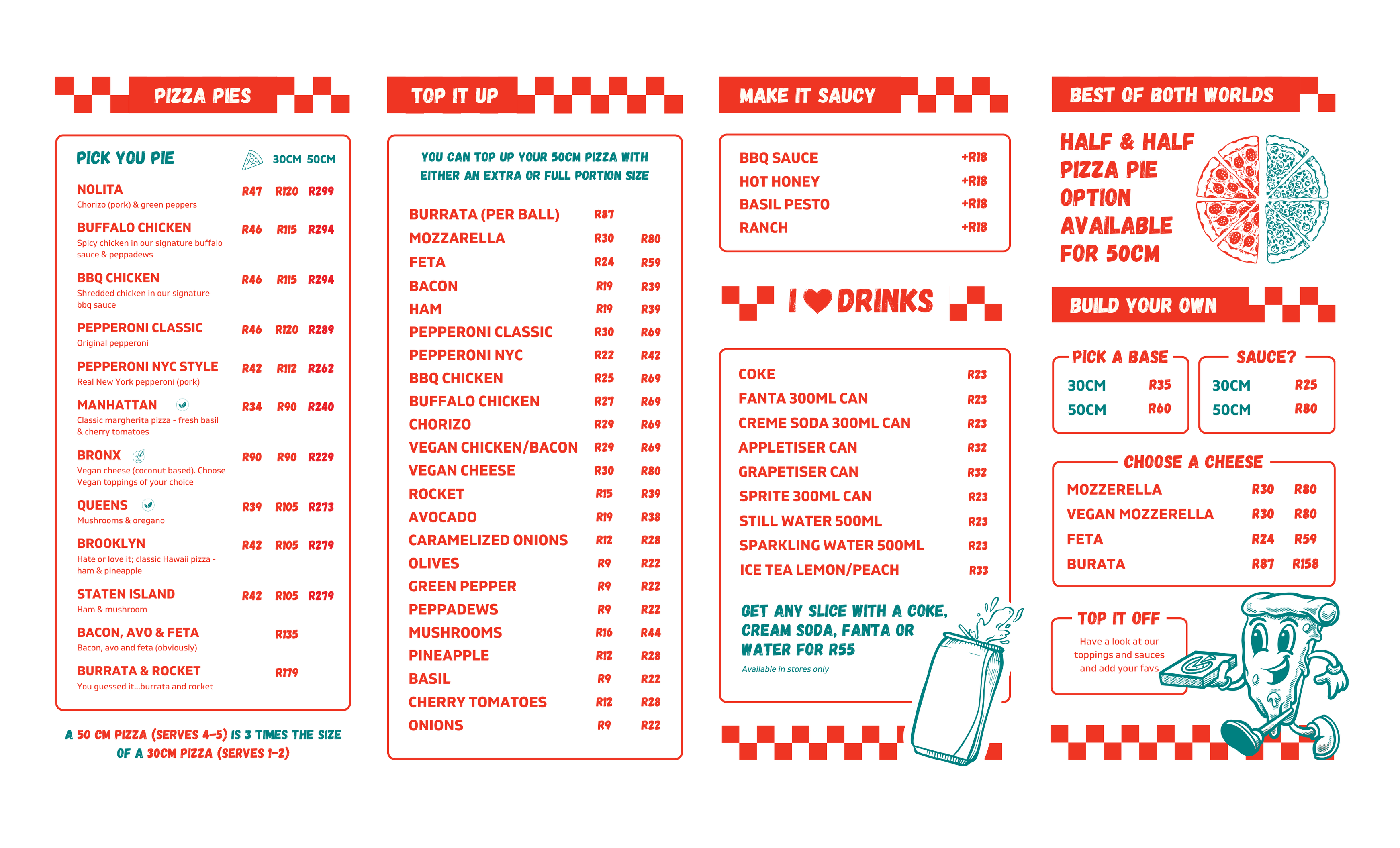 Menu – NY Slice Pizza