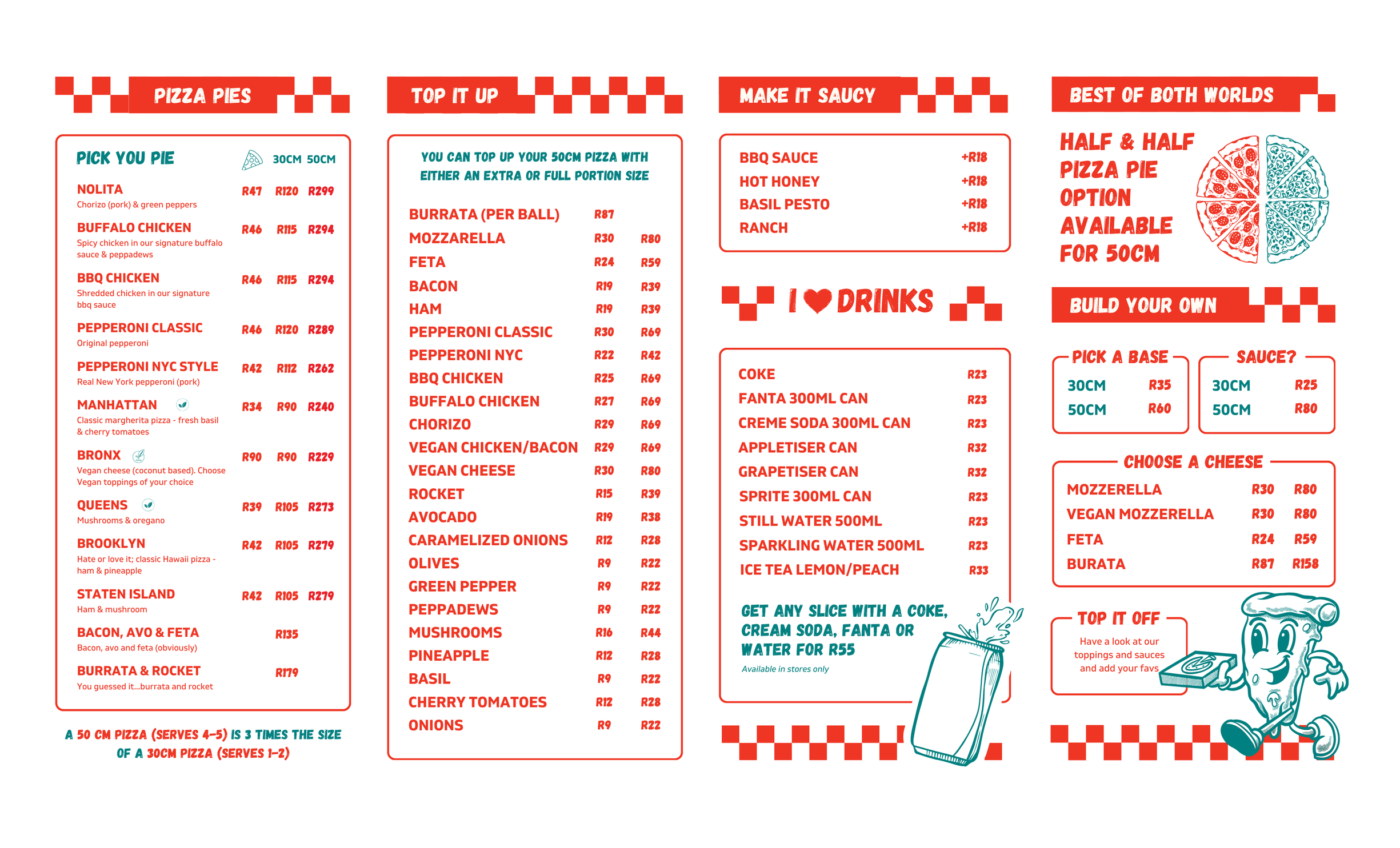 Menu – NY Slice Pizza